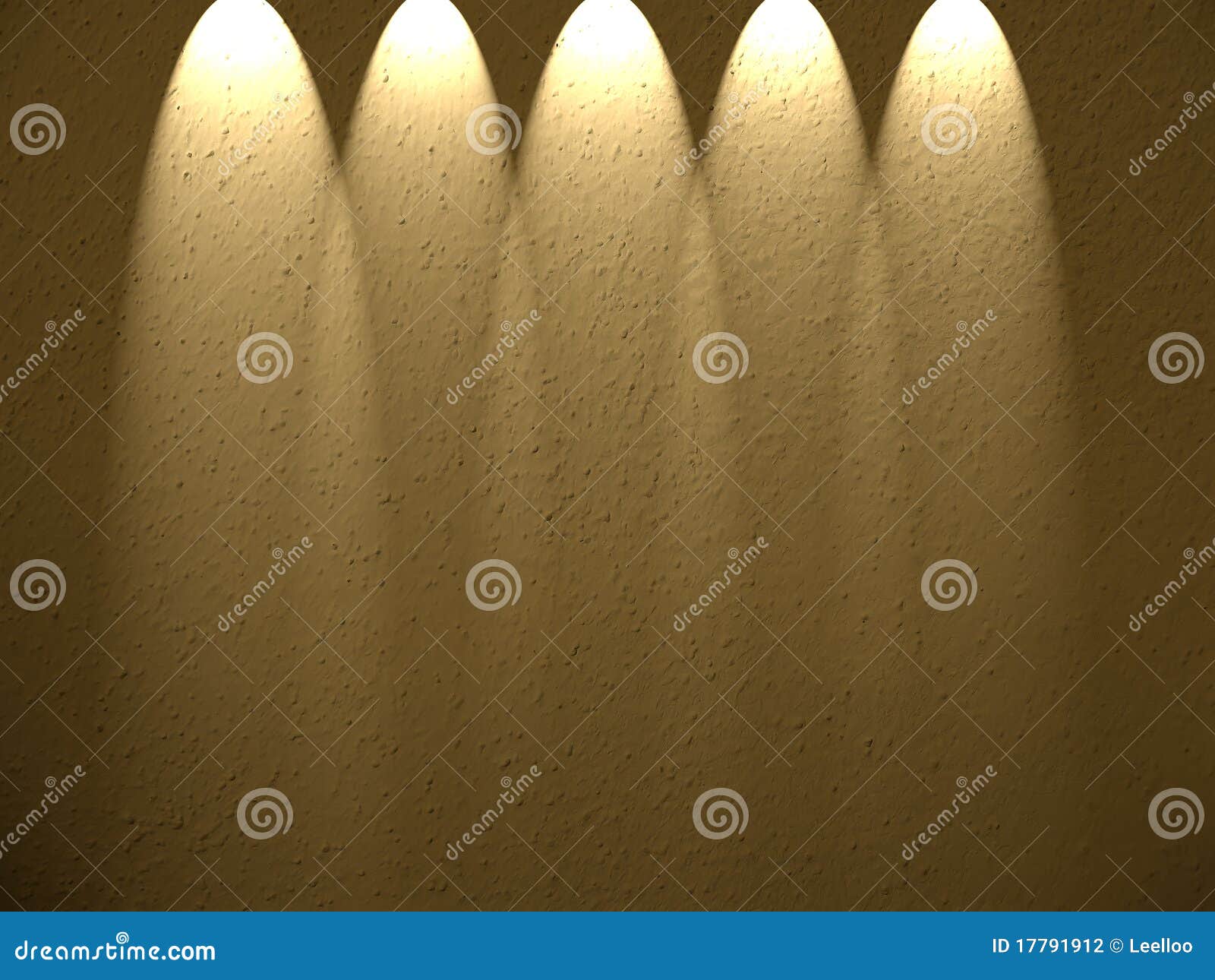 Five spotlights down. stock photo. Image of illumination - 17791912