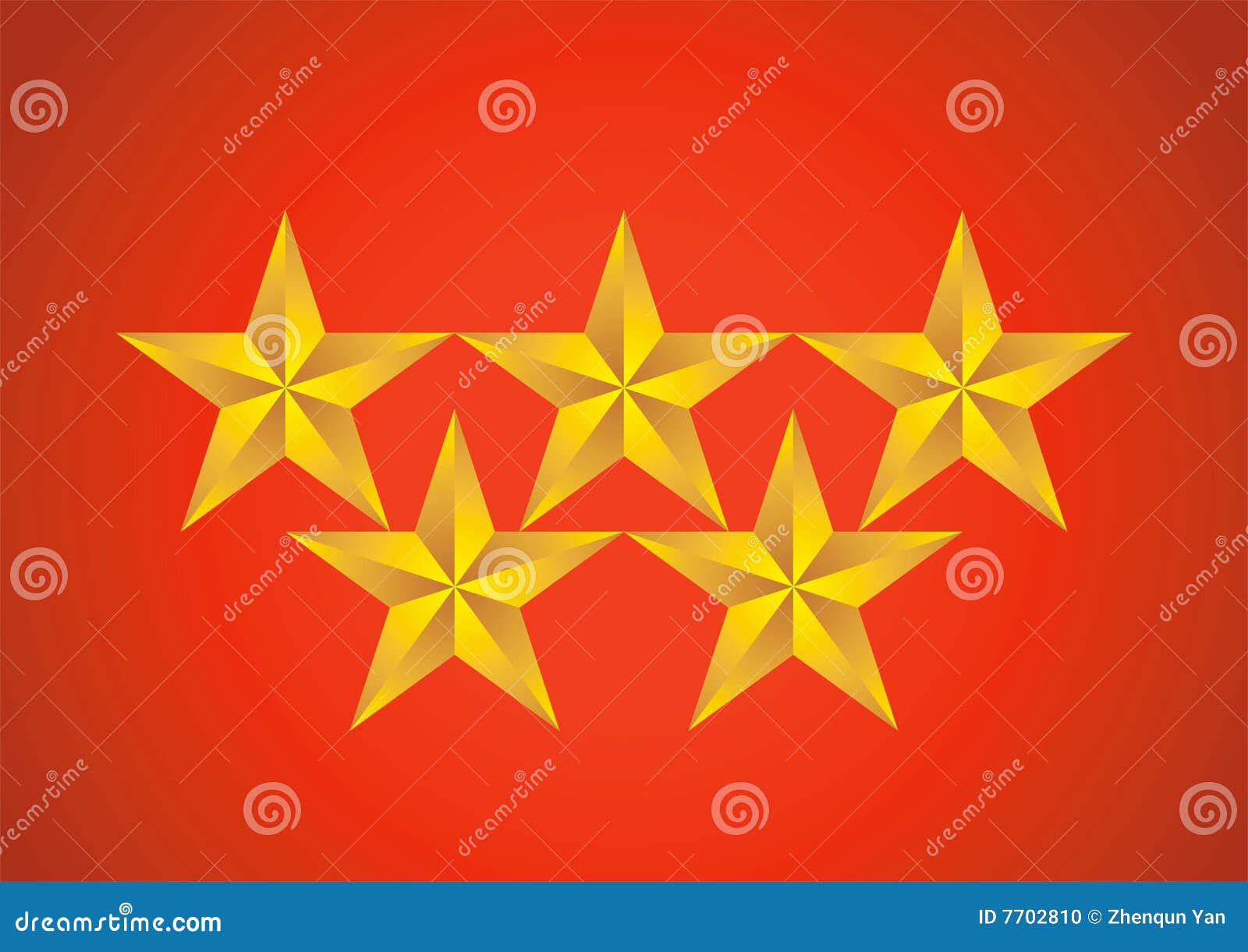 5 Five Star Logo Design. Premium Good Rate Symbol Vector. Excellence ...