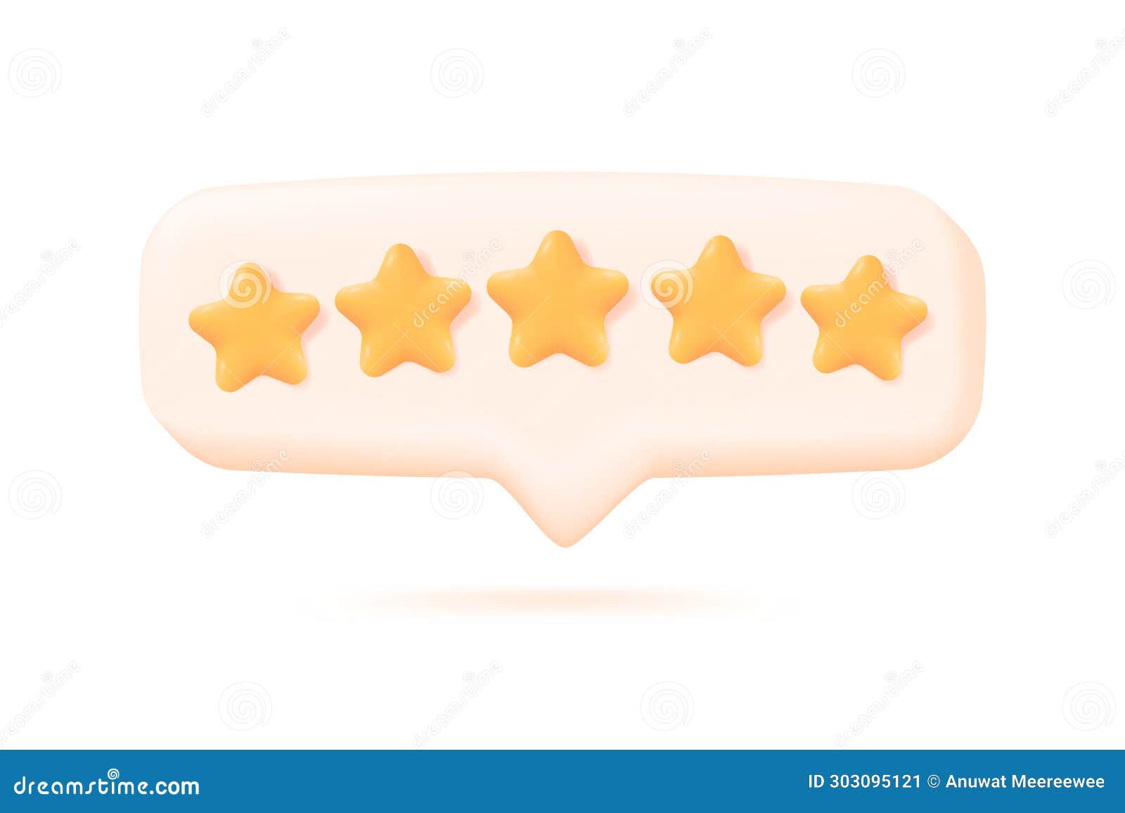 Five Star Customer Satisfaction Level Service Popularity Rating Stock ...