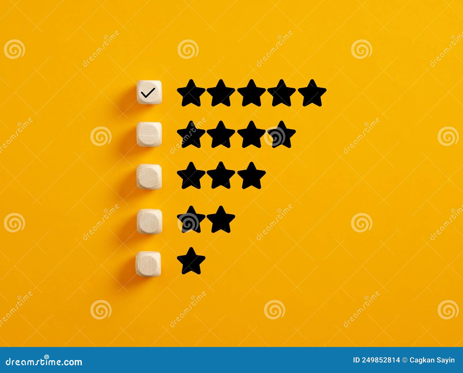 Five Star Customer Satisfaction Review Rating. Service Excellence Stock ...
