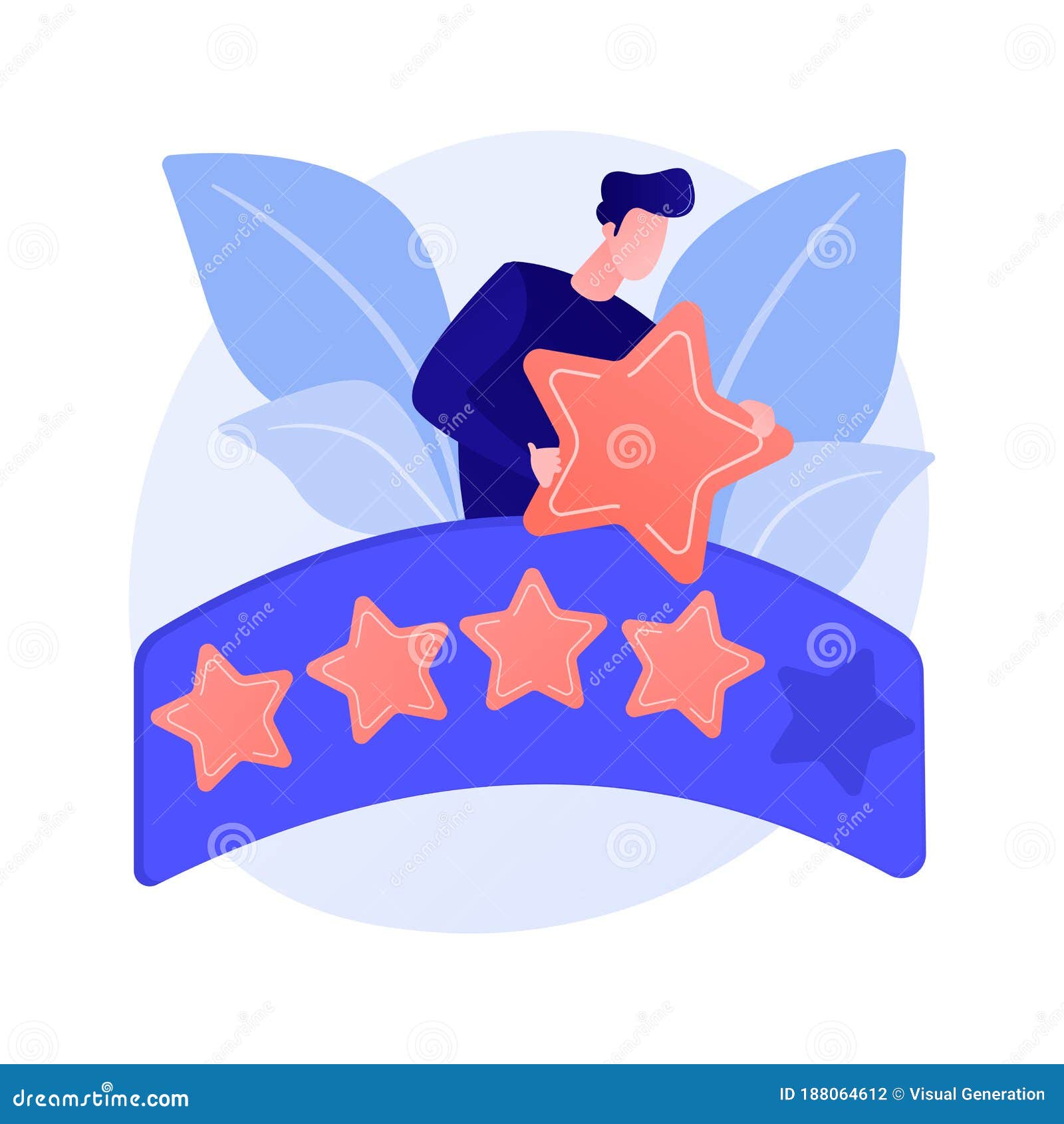 Five Star Grading Vector Concept Metaphor Stock Vector - Illustration ...