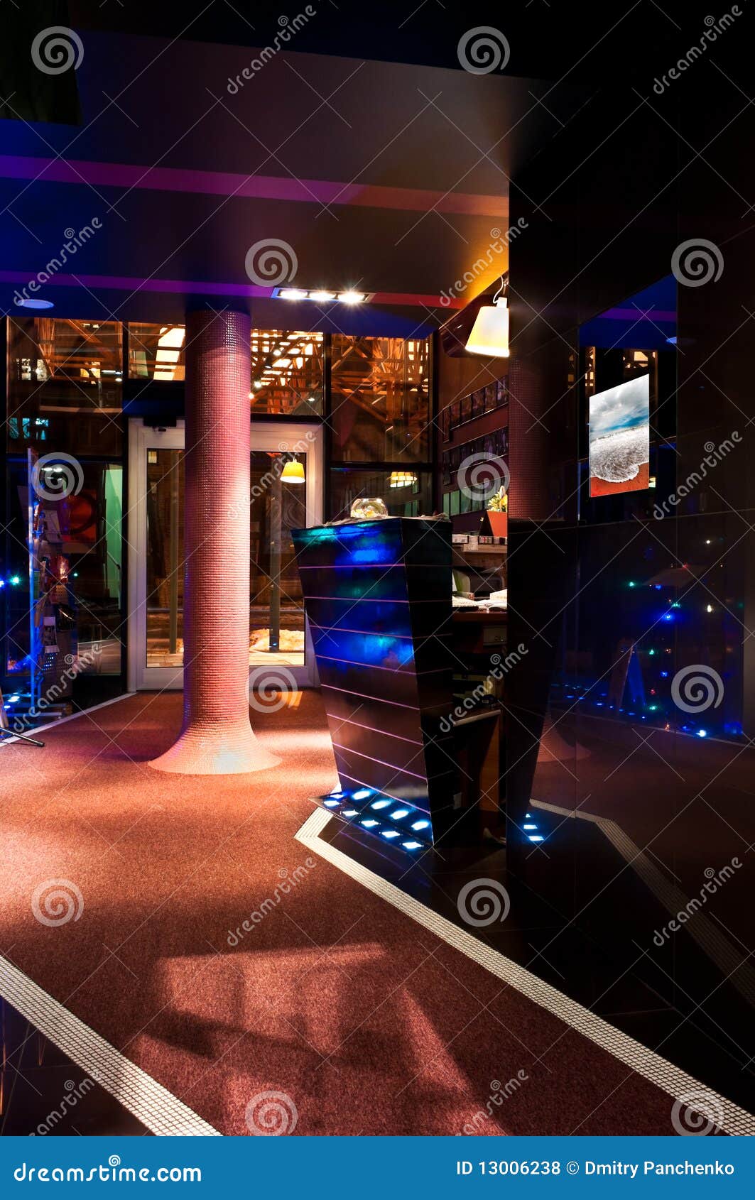 Five-star Hotel`s Reception Stock Photo - Image of maroon, line: 13006238