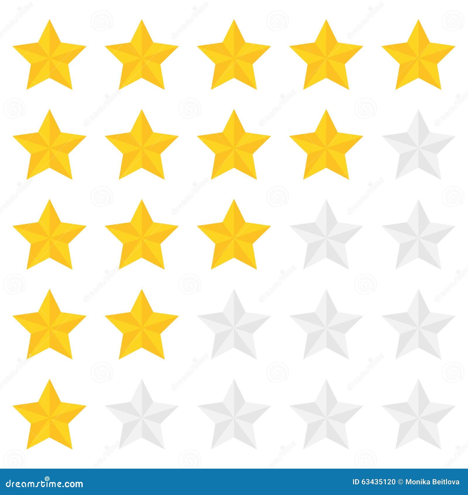 Five star ranking stock vector. Illustration of success - 63435120