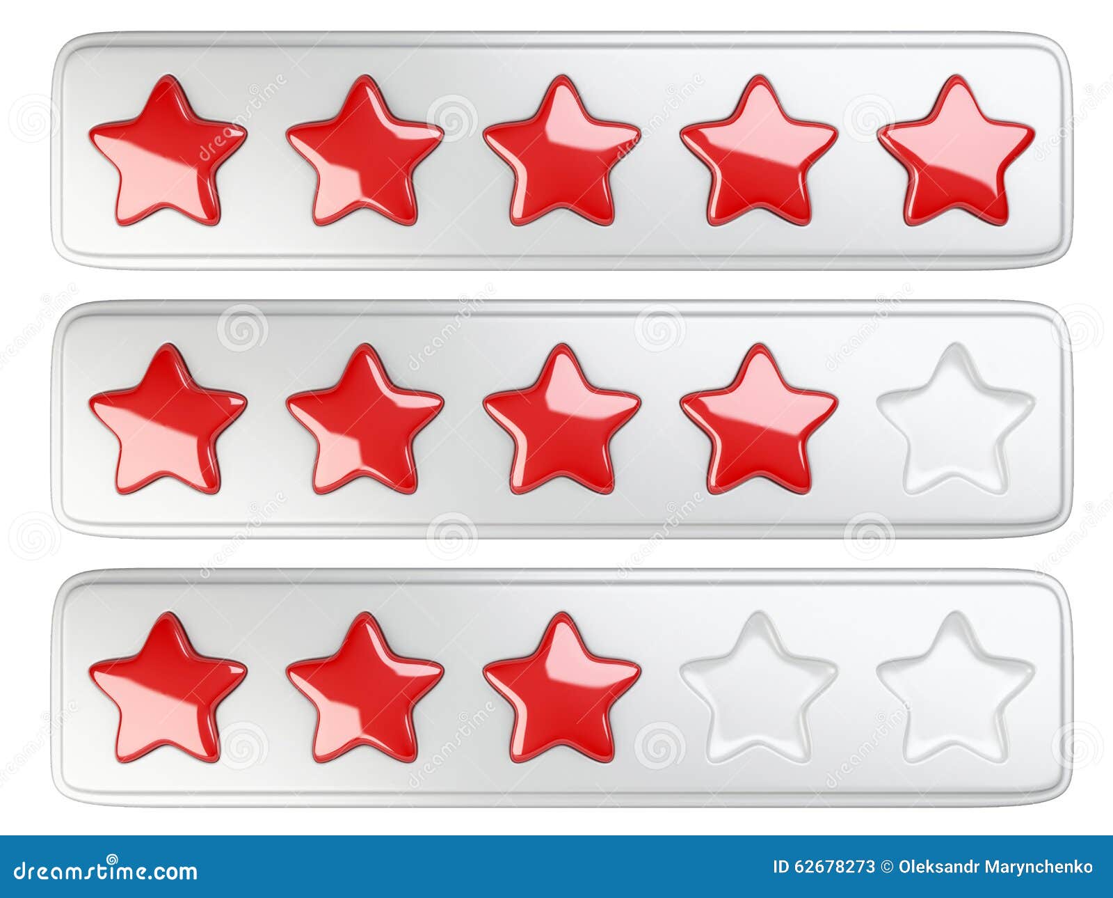Five star rating system. stock illustration. Illustration of choice ...