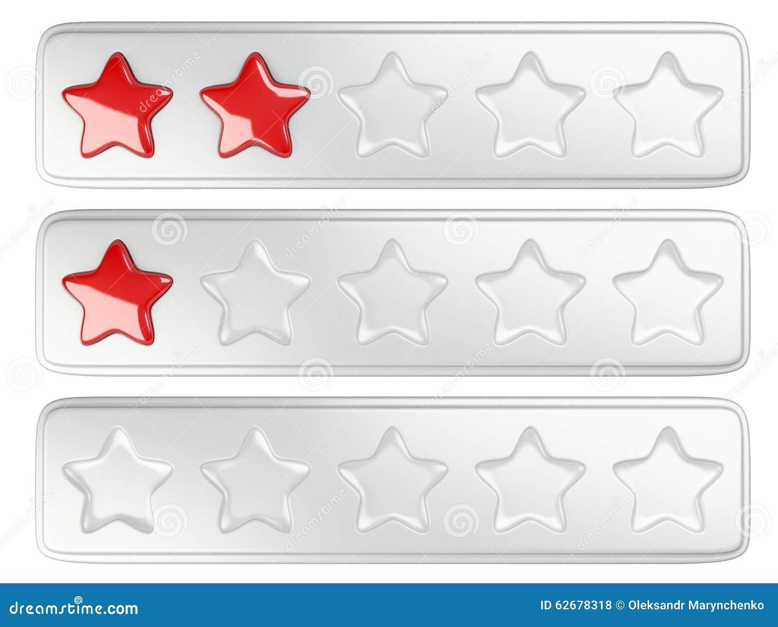 Five star rating system. stock illustration. Illustration of ranking ...