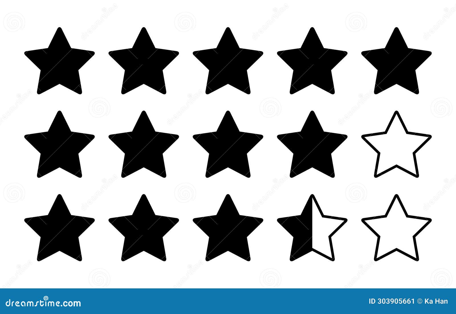 Five Star Review Icon. Customer Feedback Vector Stock Vector ...