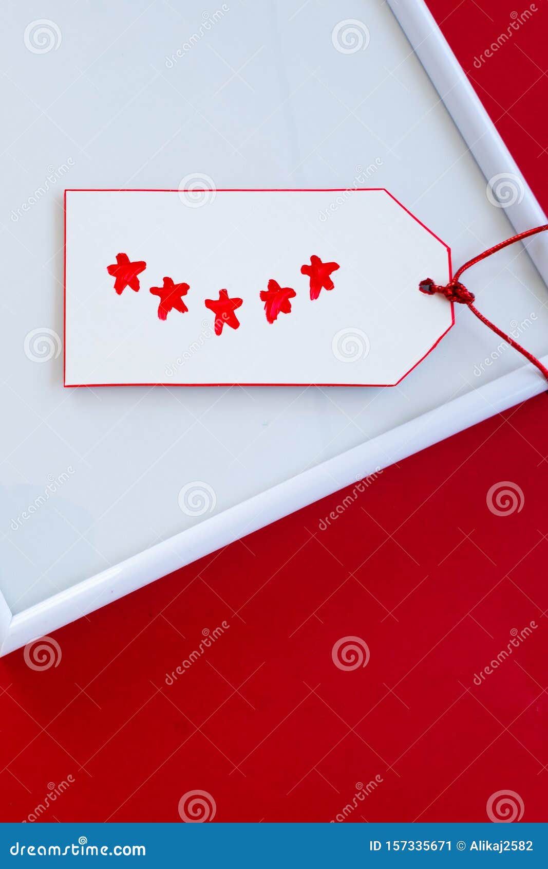 Five-star Review on a Label. Feedback Concept Stock Image - Image of ...
