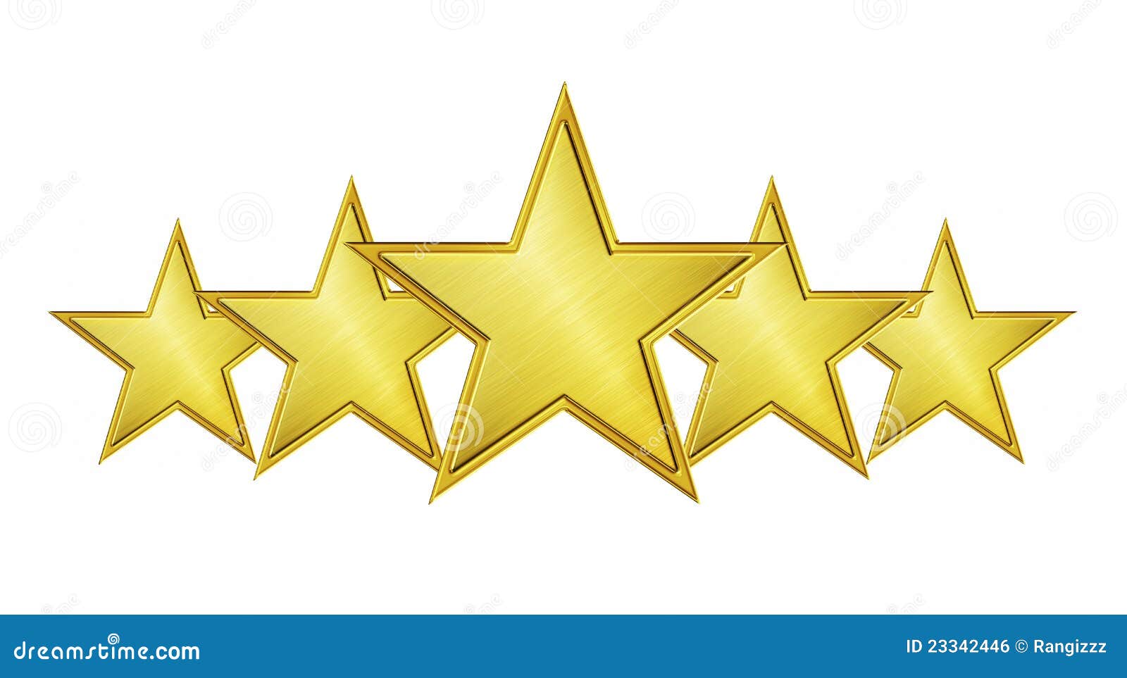 Five star service stock illustration. Illustration of rating - 23342446