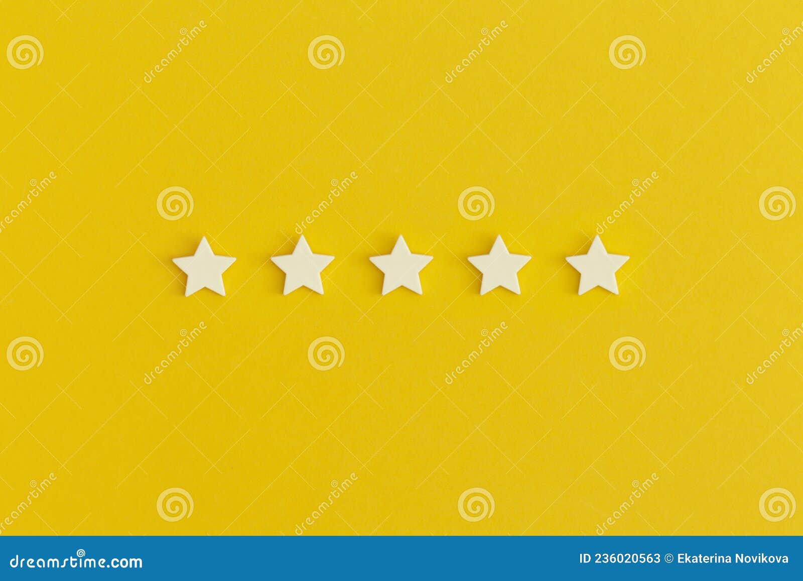 Five 5 Stars, Best Excellent Services Rating on Yellow Background Stock ...