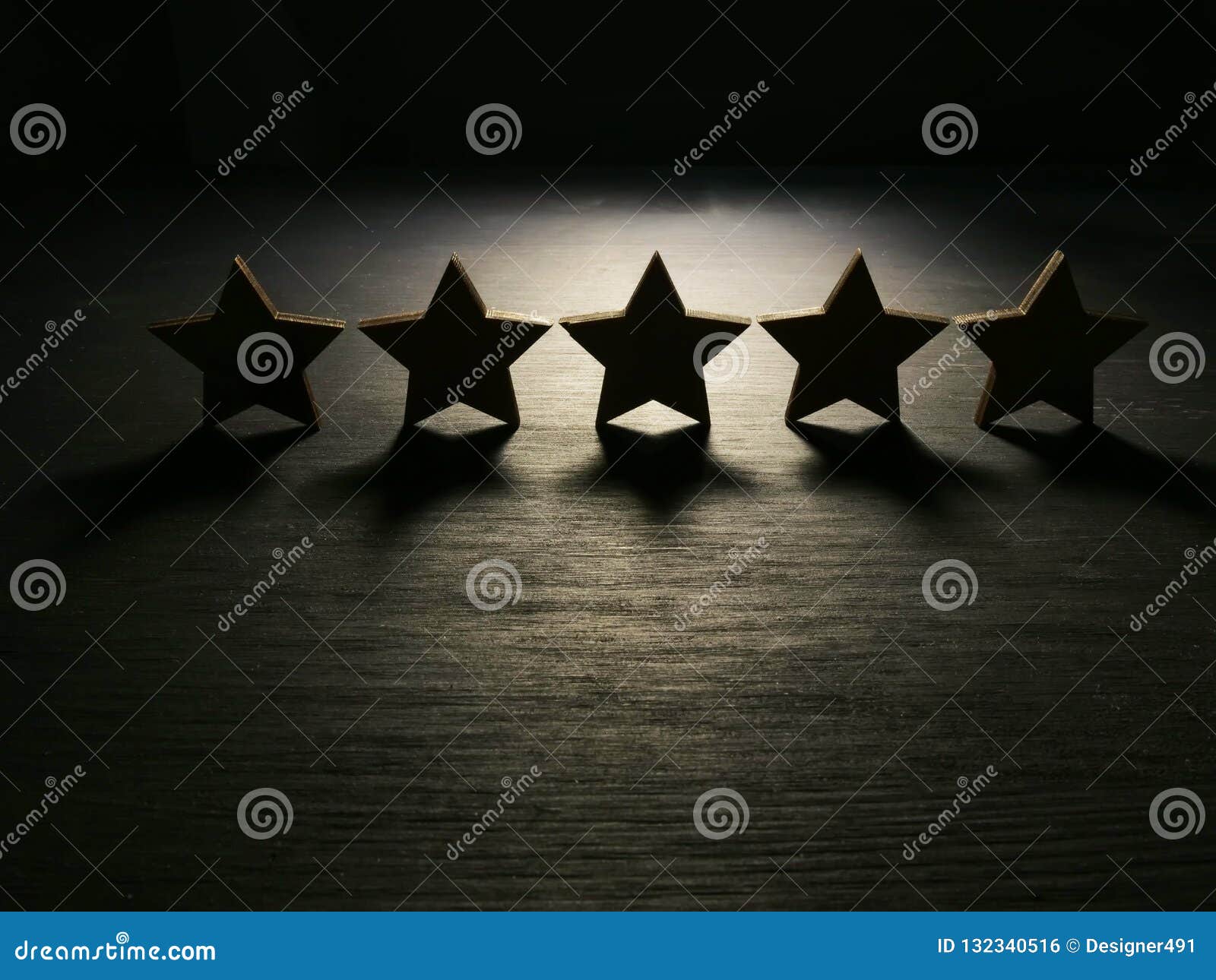 Five Stars in the Dark. Customer Experience and Satisfaction Stock ...