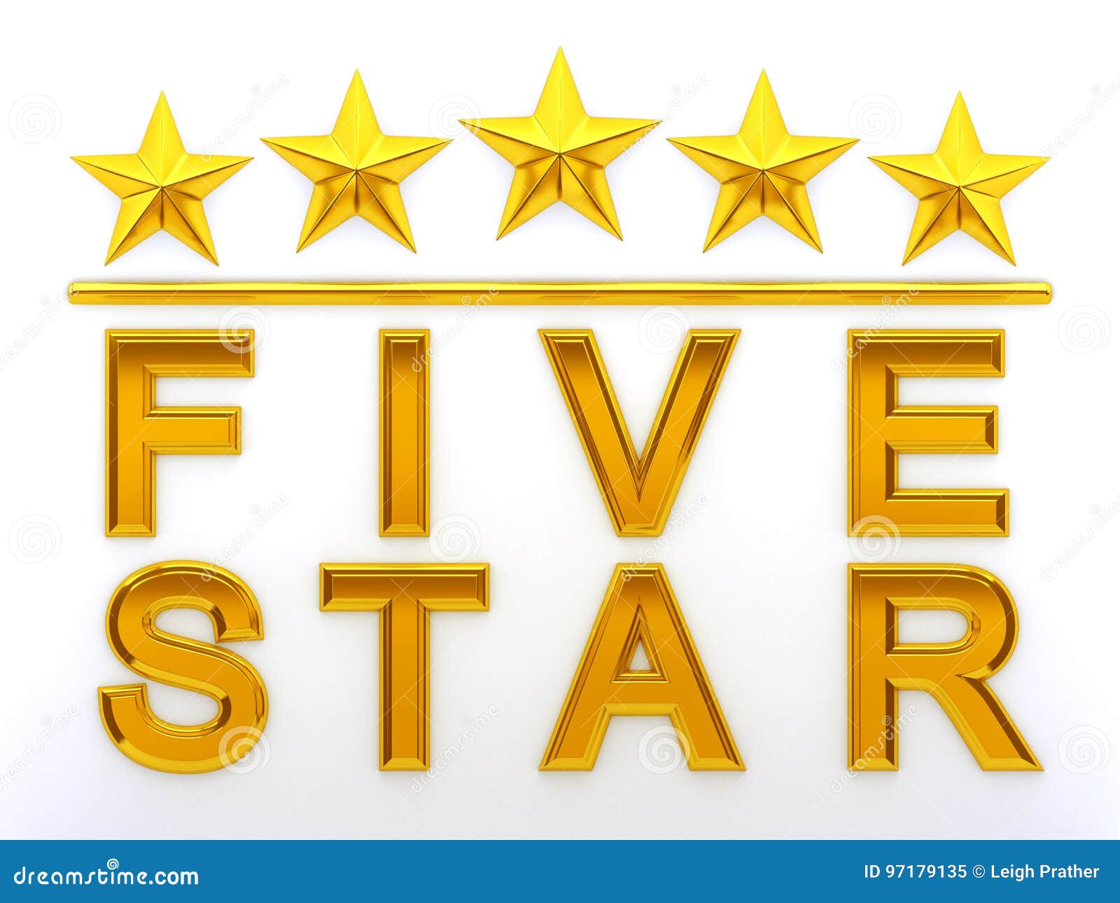 Five Stars stock illustration. Illustration of voting - 97179135