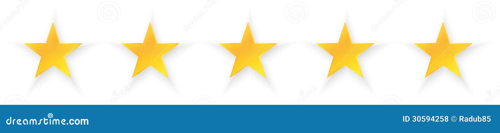 One To Five Stars Rating System. Futuristic Glowing Low Polygonal Stars ...