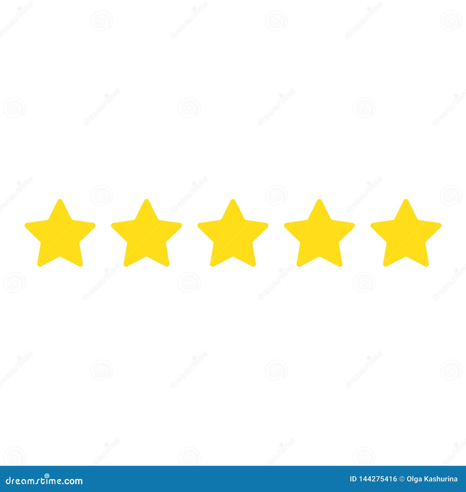 Five stars. Quality sign stock illustration. Illustration of star ...