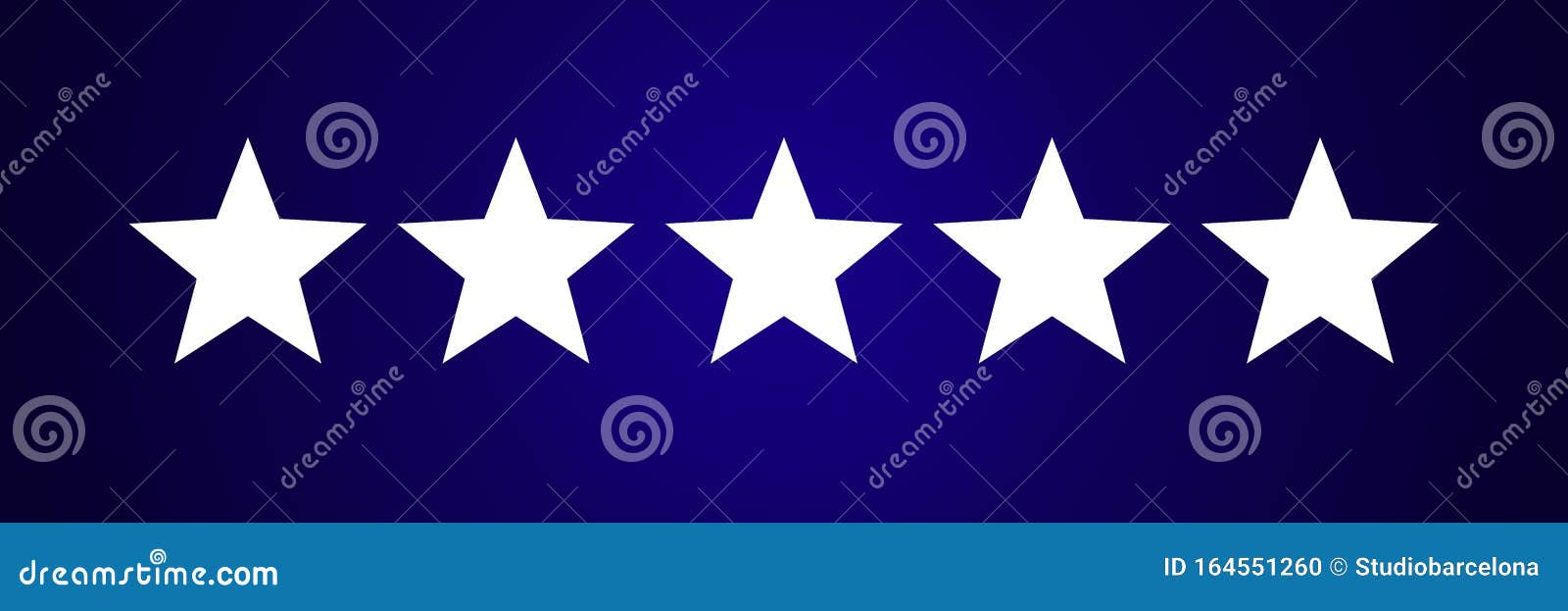 Five stars quality symbol stock vector. Illustration of stars - 164551260