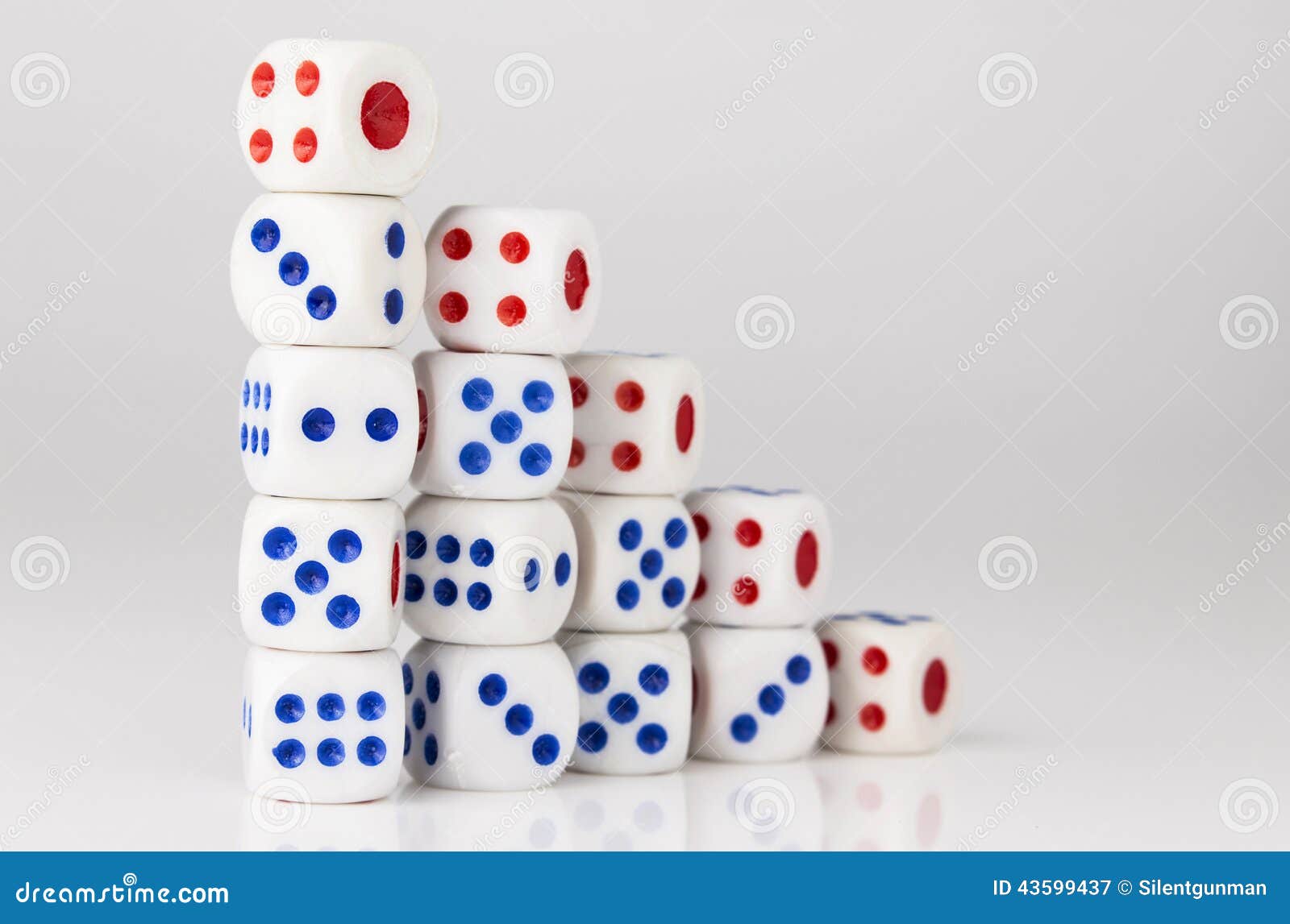 Five step dice stock image. Image of winning, gaming - 43599437