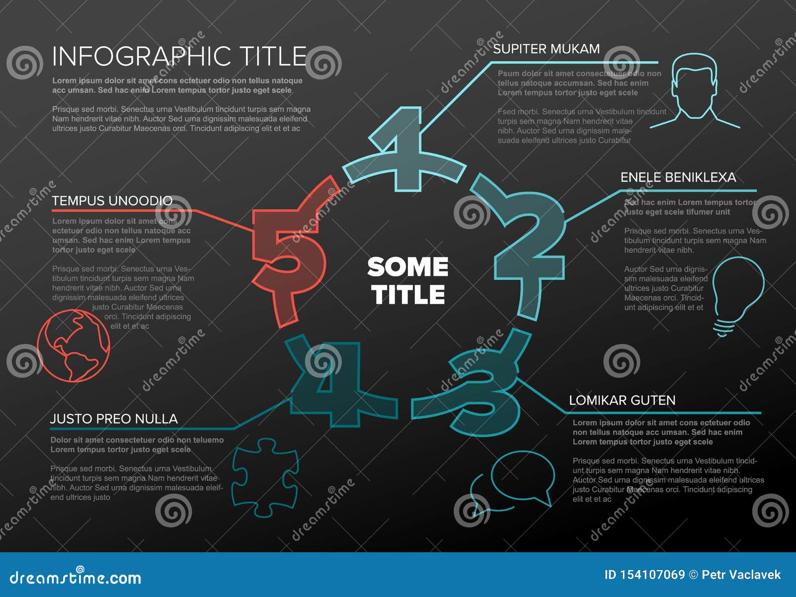 Five Steps Cycle Template Infographic Stock Vector - Illustration of ... Five Steps Cycle Template Infographic Stock Vector - Illustration of ...