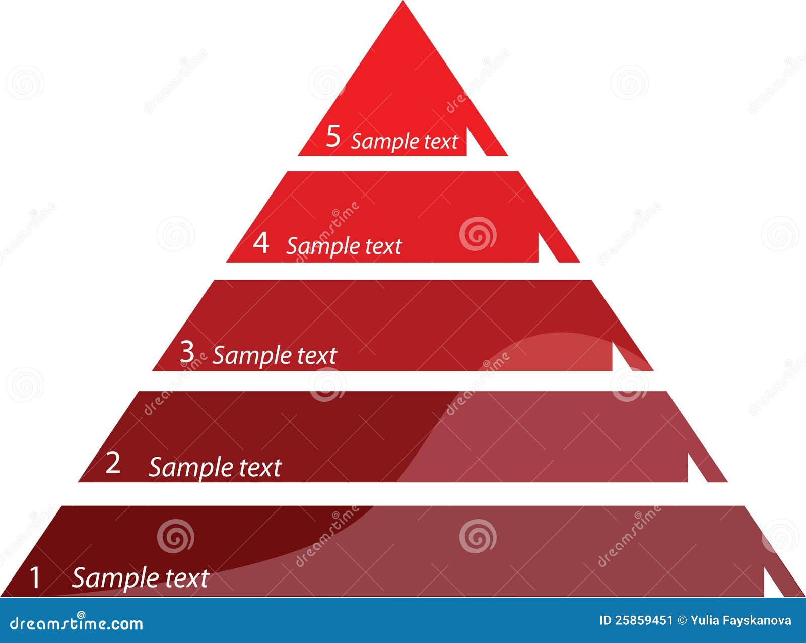 3 Steps Triangle Template Illustration Set Cartoon Vector ...