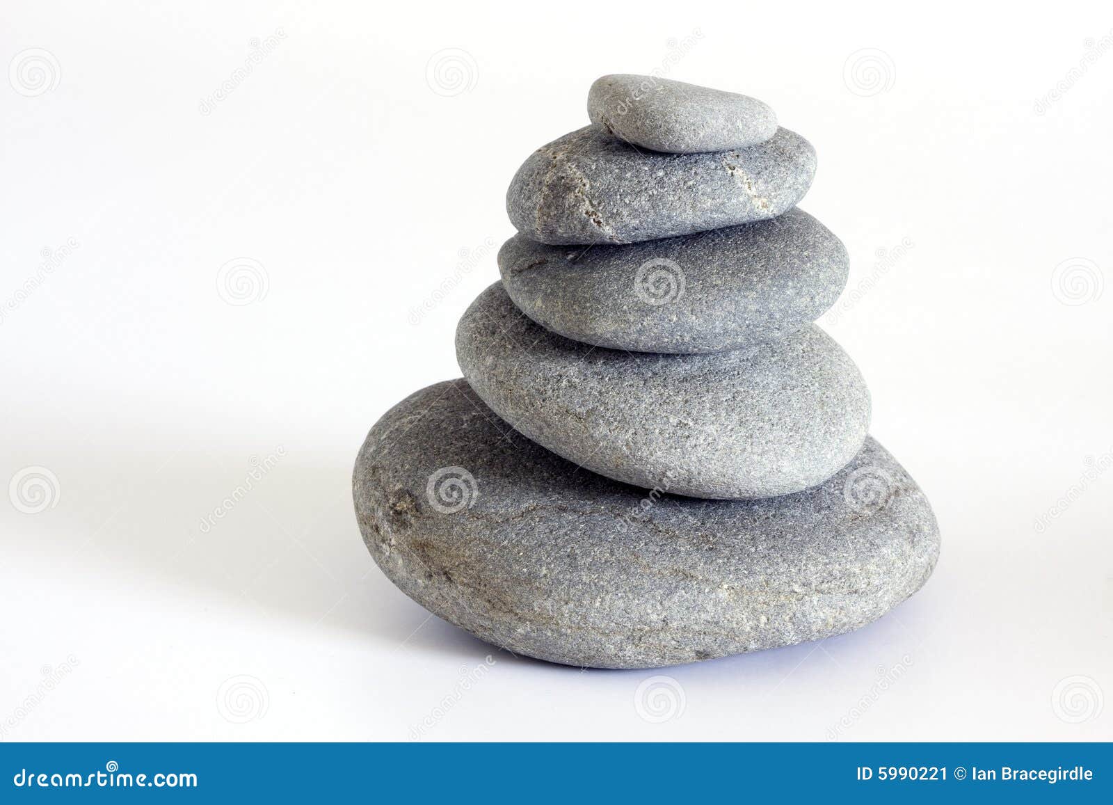Five Stones Cairn Tower, Rock Zen Sculpture, Black Pebbles And Ocean ...