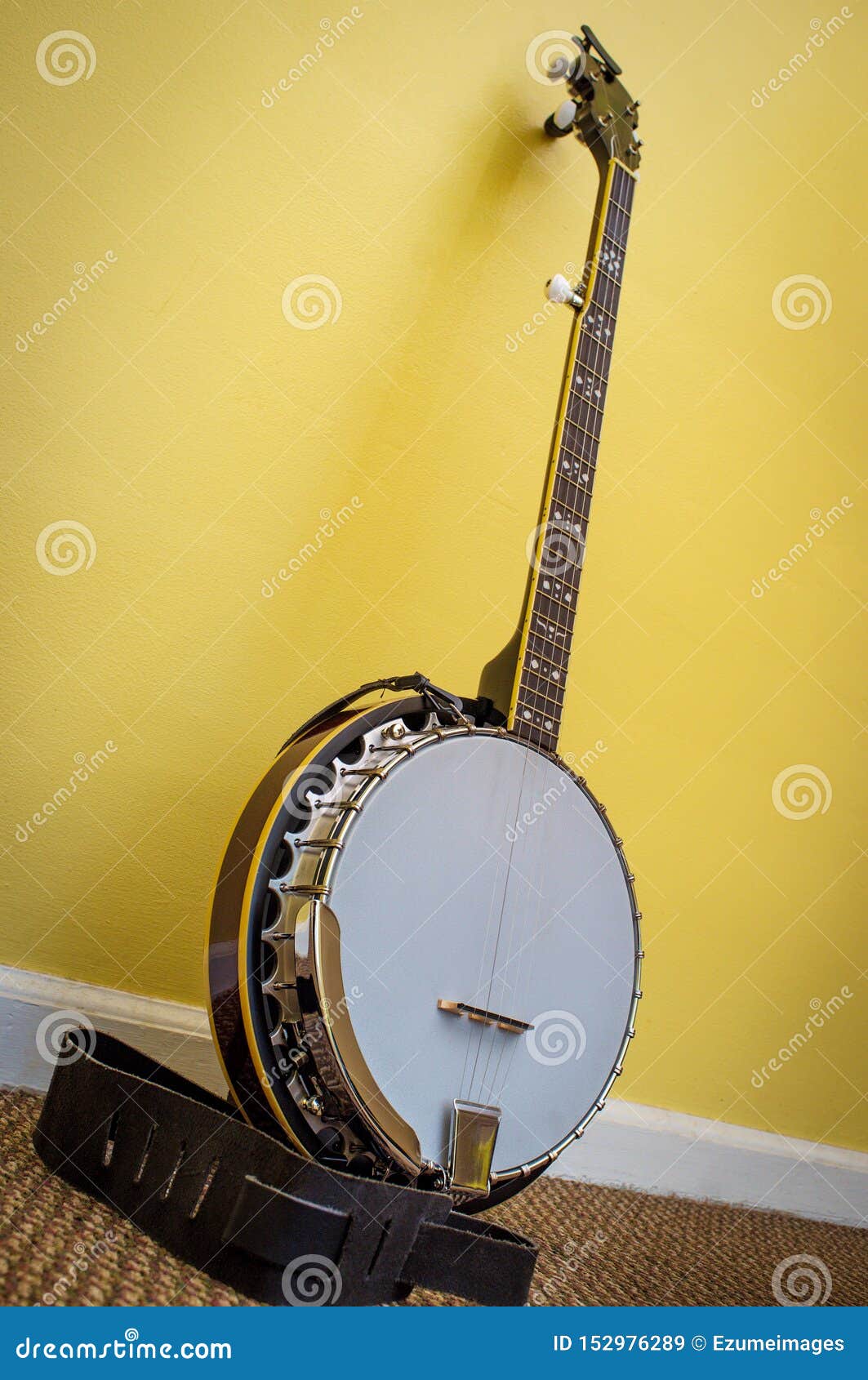 Five String Banjo stock image. Image of bluegrass, concert - 152976289