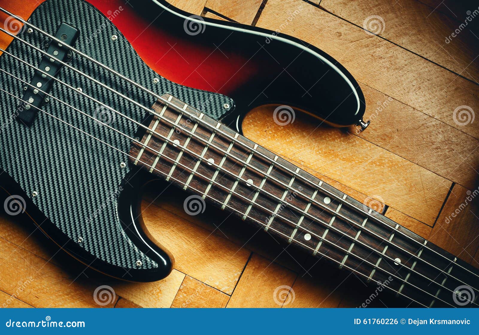 Five Strings Jazz Bass stock photo. Image of entertaining - 61760226