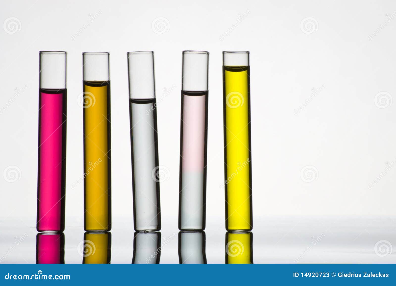 Five Test Tubes Stock Photos - Image: 14920723