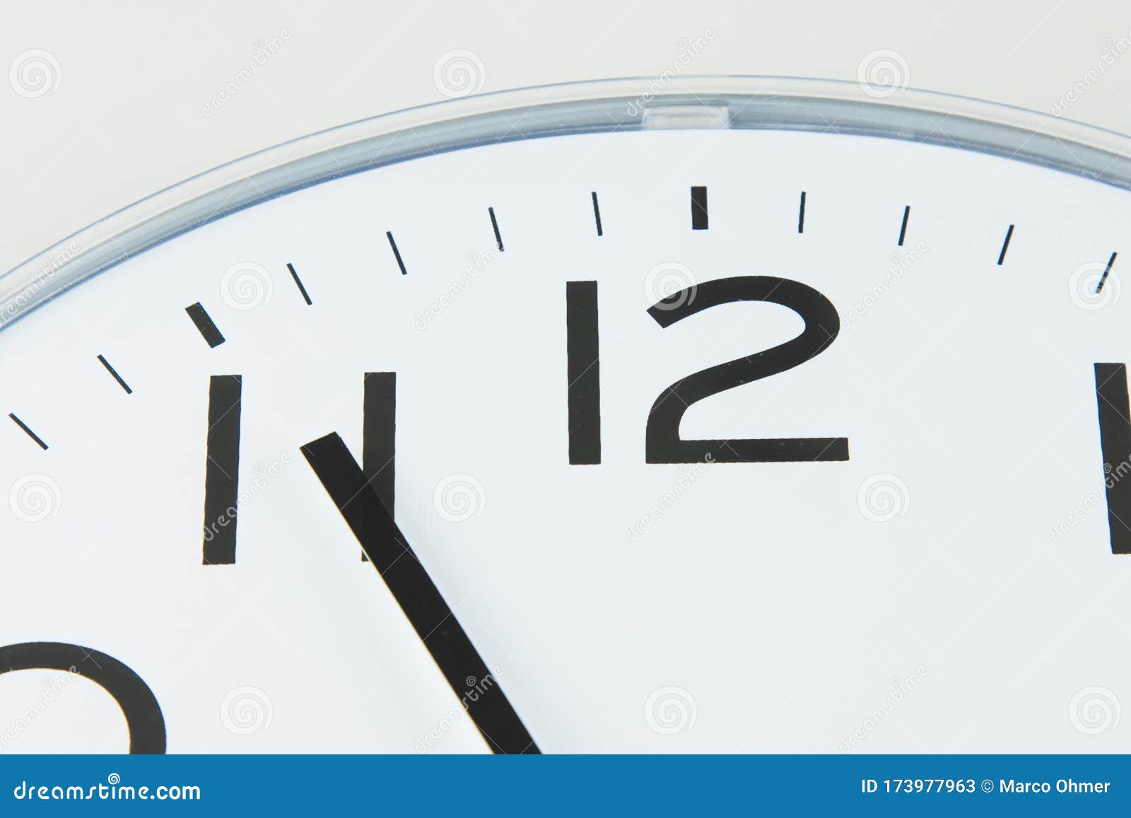 Five to twelve clock stock image. Image of dial, five - 173977963