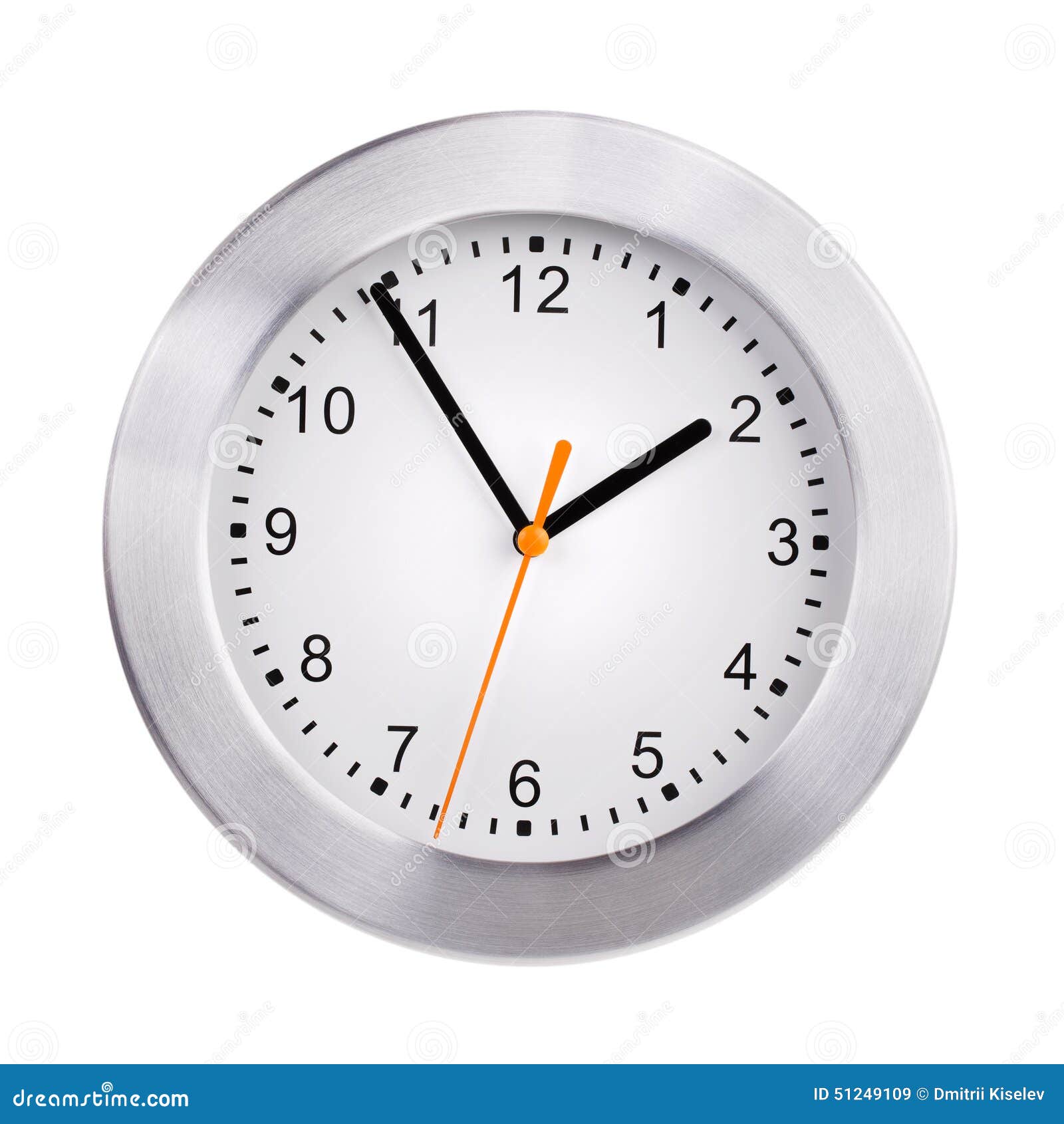 Five to two on a dial stock image. Image of hour, minute - 51249109