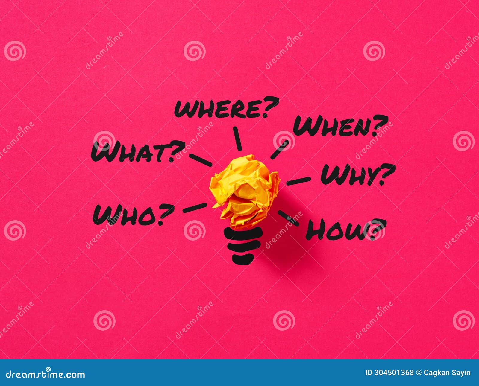 Five W1H stock photo. Image of answer, solving, research - 304501368