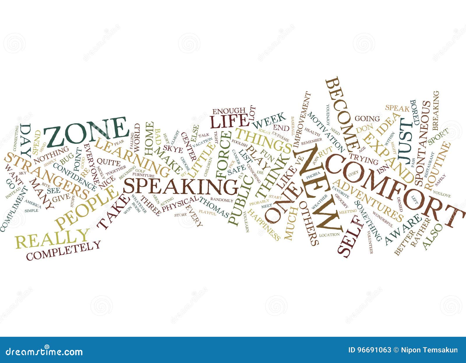 Five Ways To Expand Your Comfort Zone Text Background Word Cloud ...