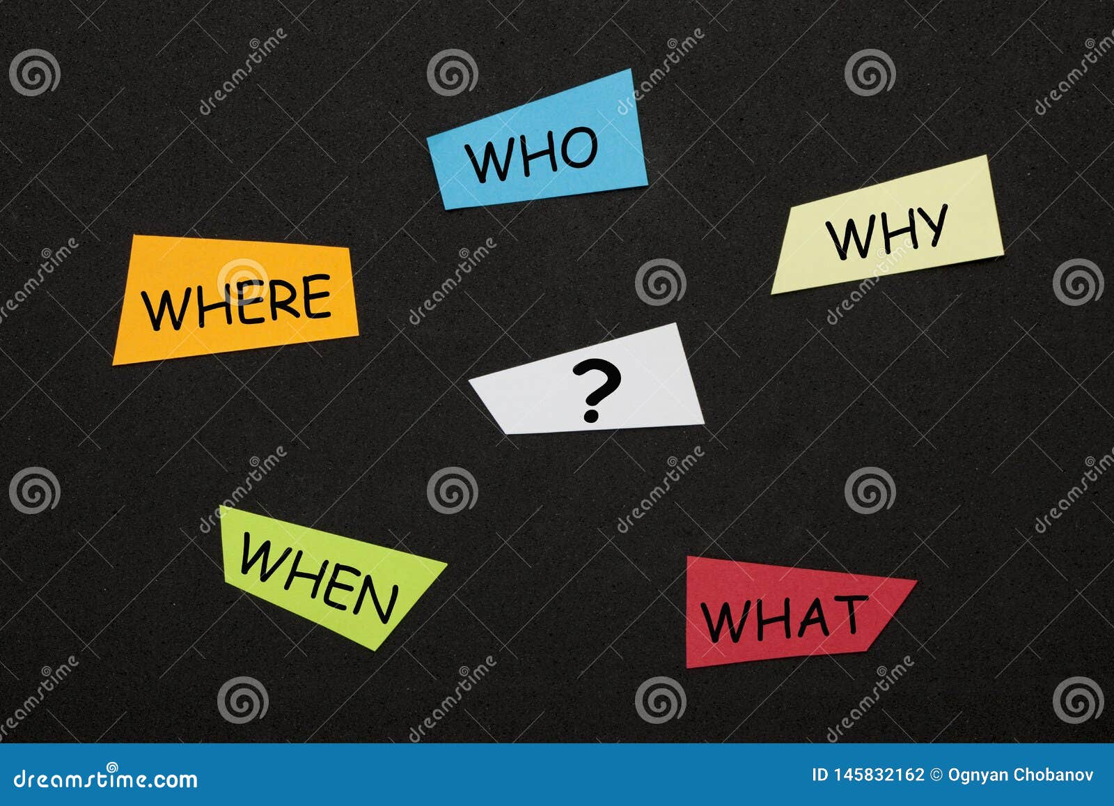 Five Ws Concept stock photo. Image of education, decision - 145832162