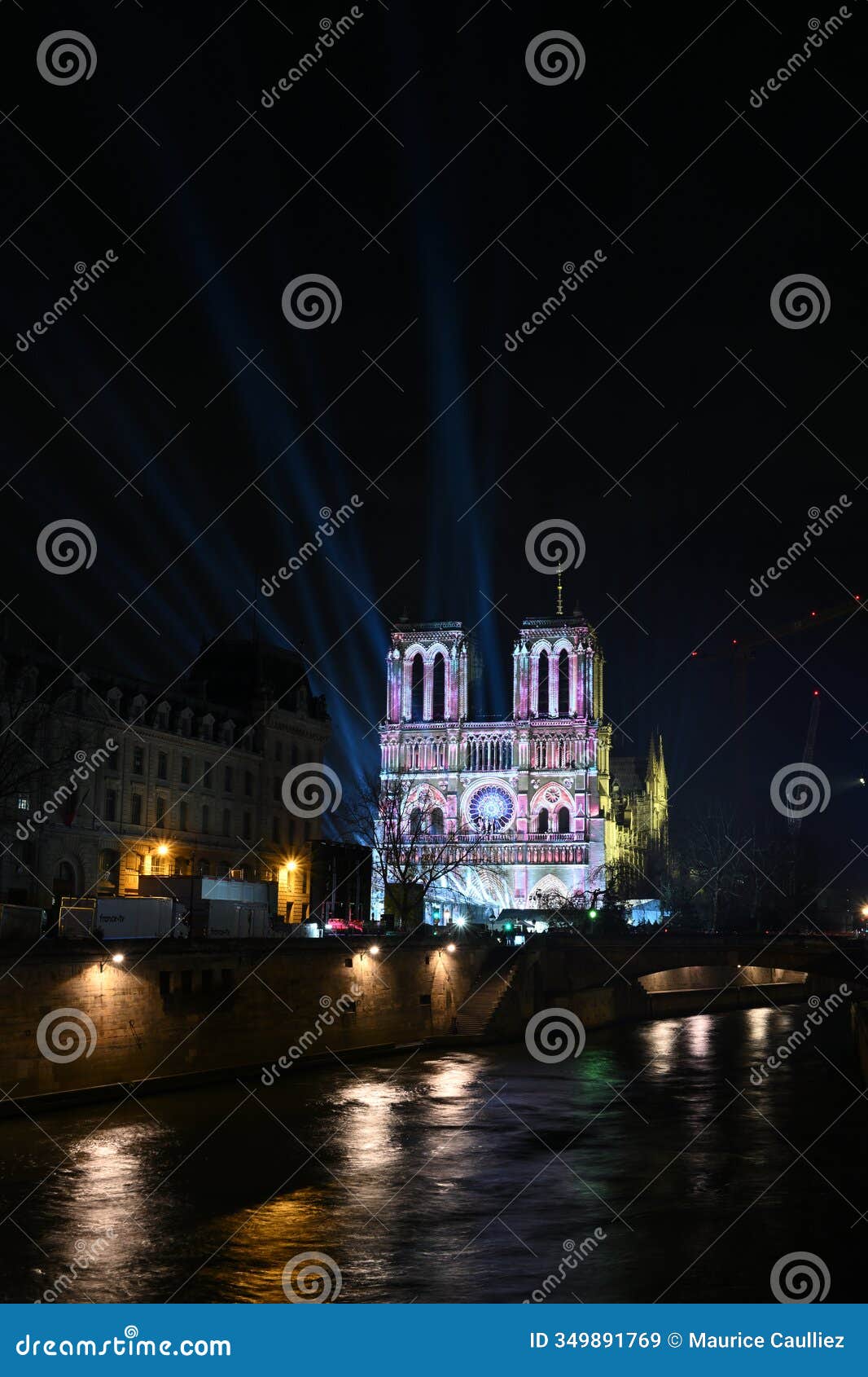 Notre Dame De Paris is Back Stock Image - Image of reflection, religion ...