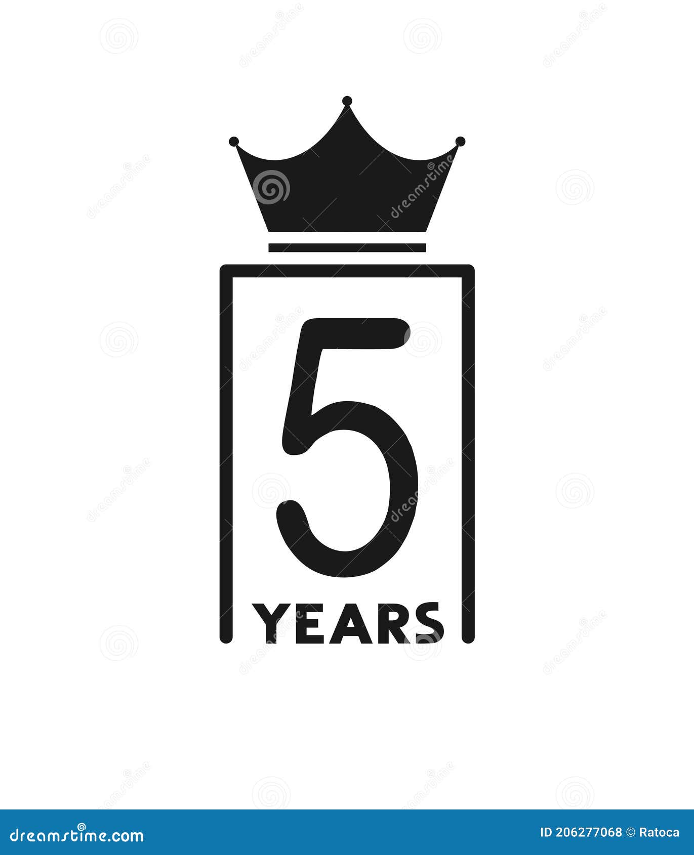 Five Years Warranty Symbols Design Stock Vector - Illustration of ...