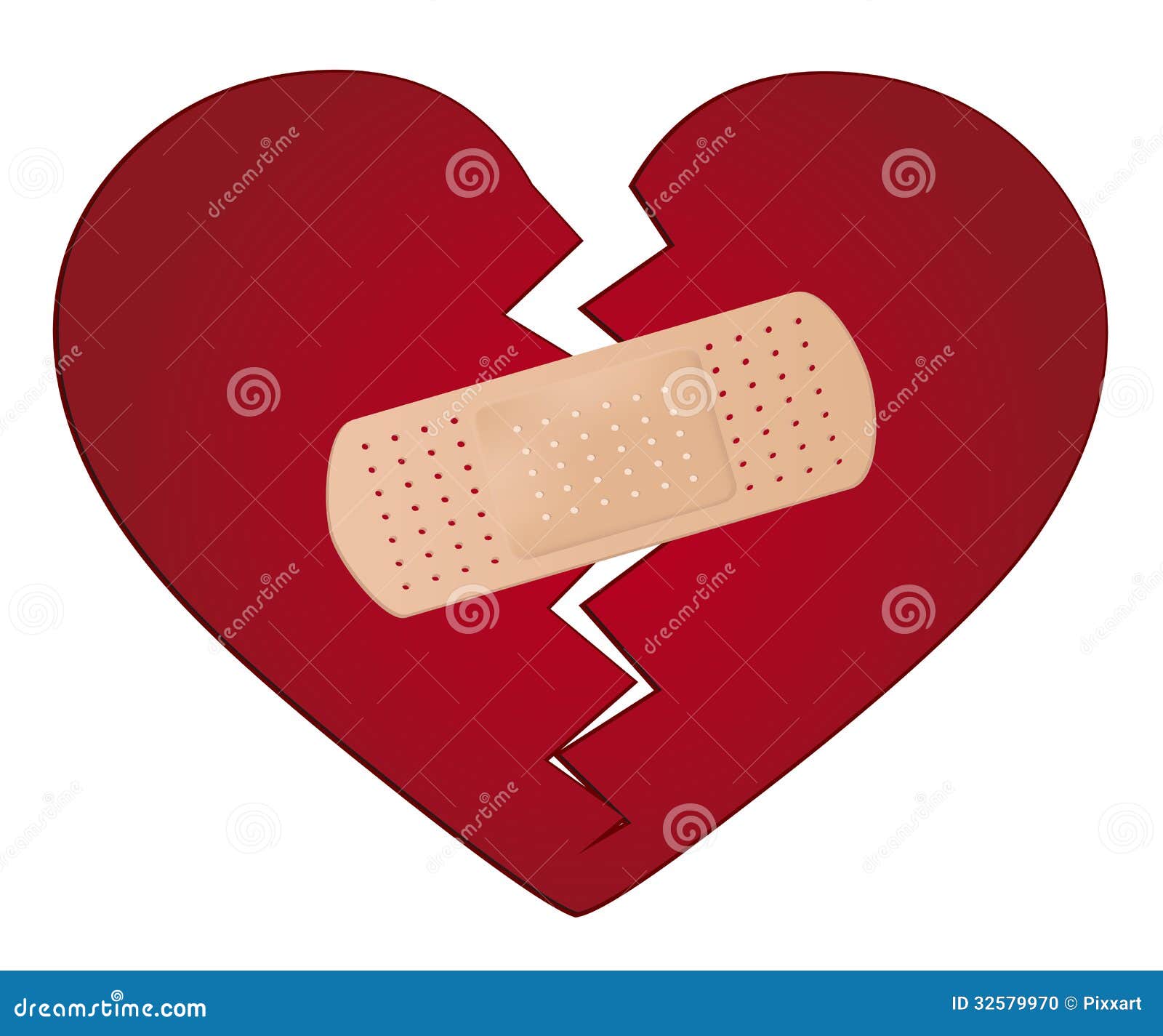 Fix a broken heart concept stock vector. Illustration of divorce - 32579970