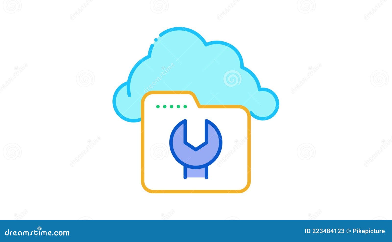 Fix Cloud Folder Icon Animation Stock Video - Video of code ...