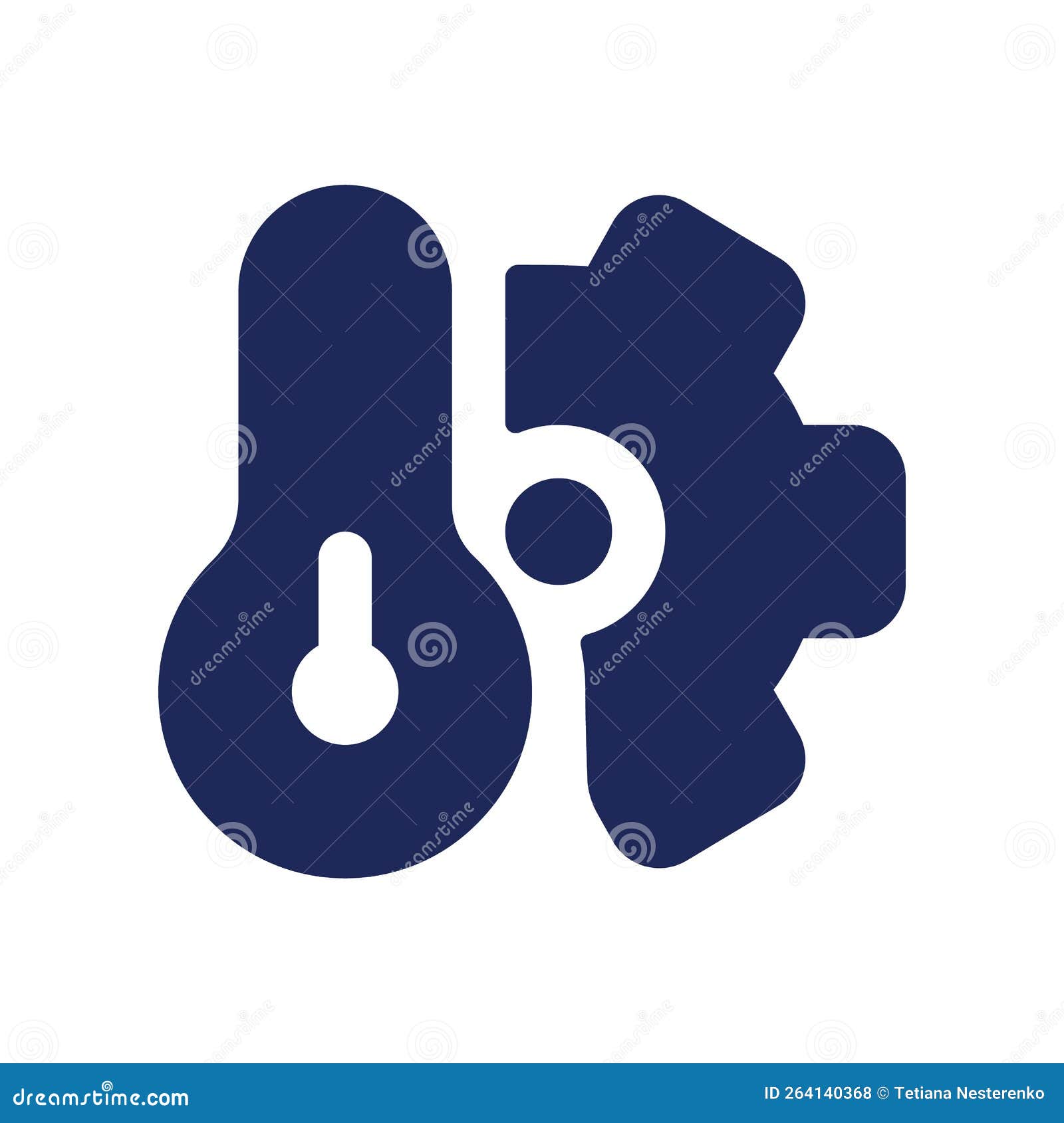 Fix Conditioning System Black Glyph Ui Icon Stock Vector - Illustration ...