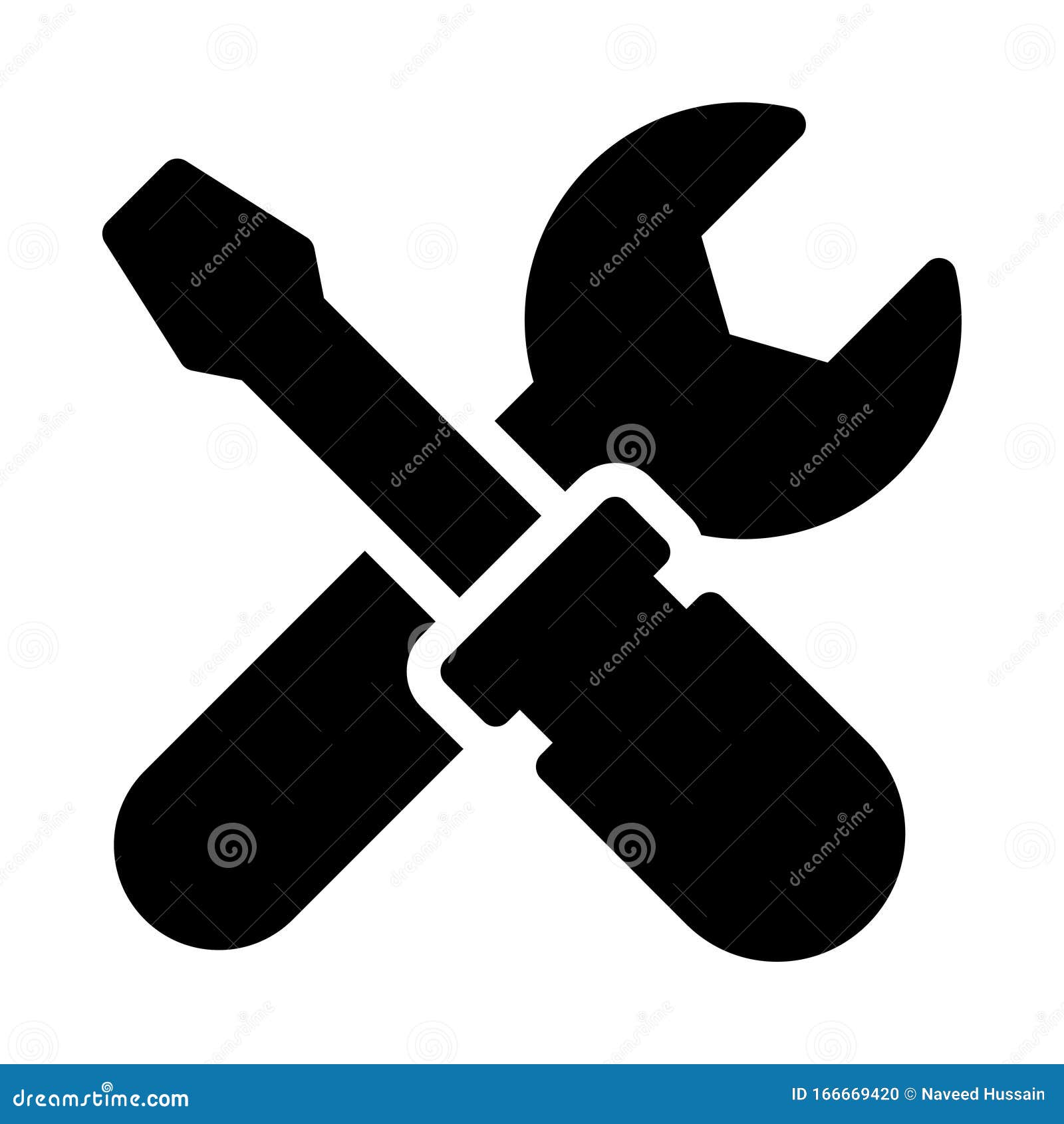 Fix vector glyph flat icon stock illustration. Illustration of banner ...