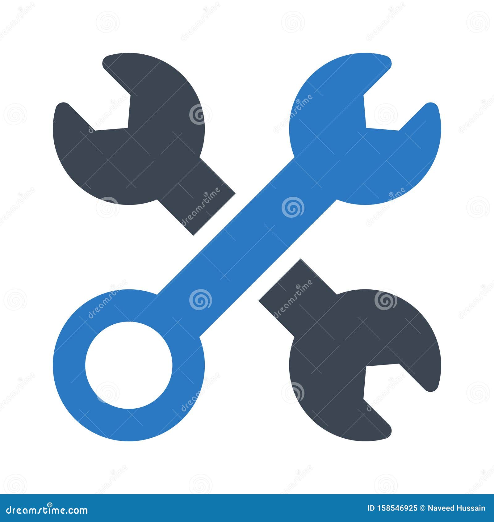 Fix Glyph Color Vector Icon Stock Vector - Illustration of pack, edit ...