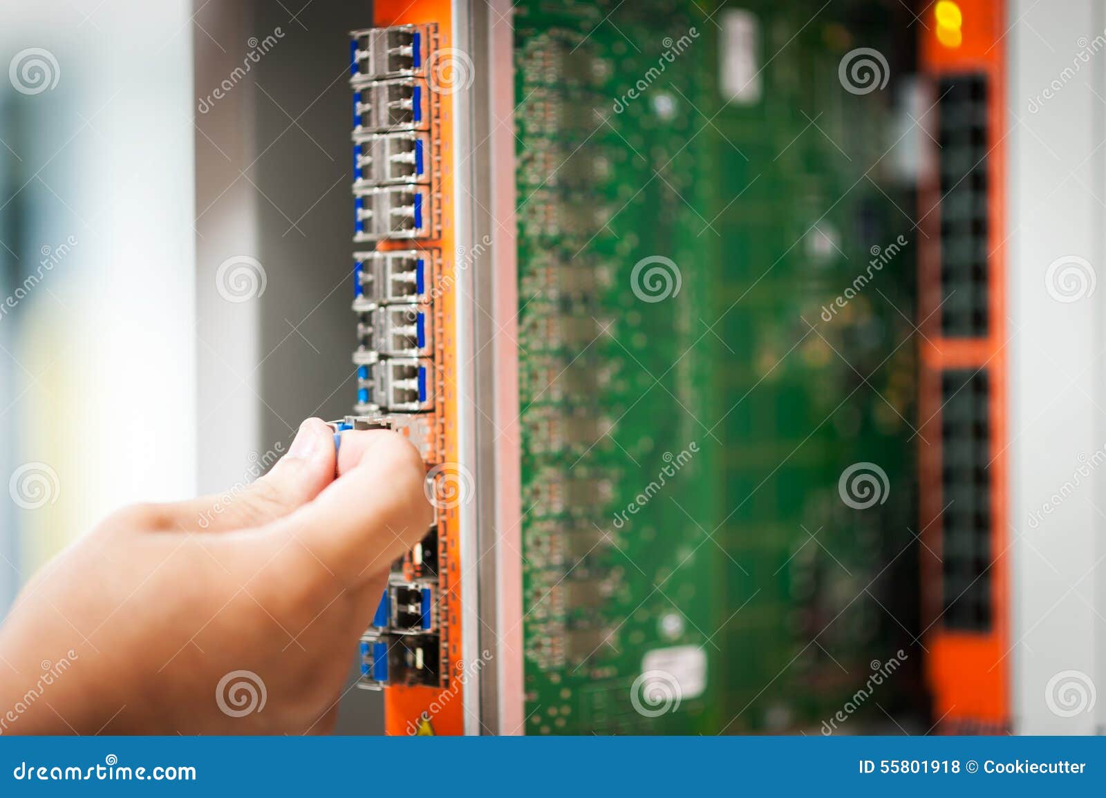 Fix Network Switch in Data Center Room Stock Photo - Image of ...