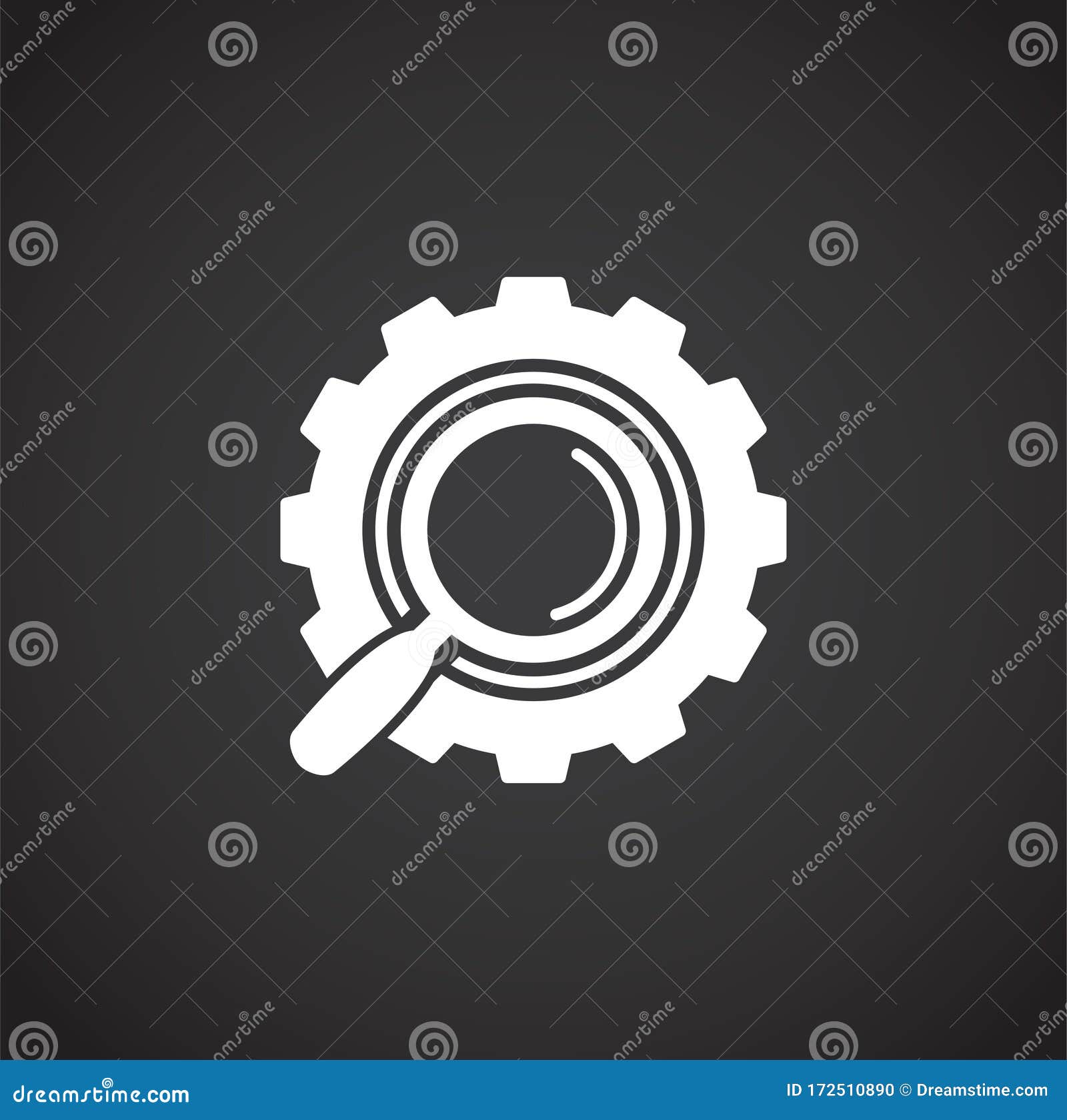 Fix and Service Related Icon on Background for Graphic and Web Design ...