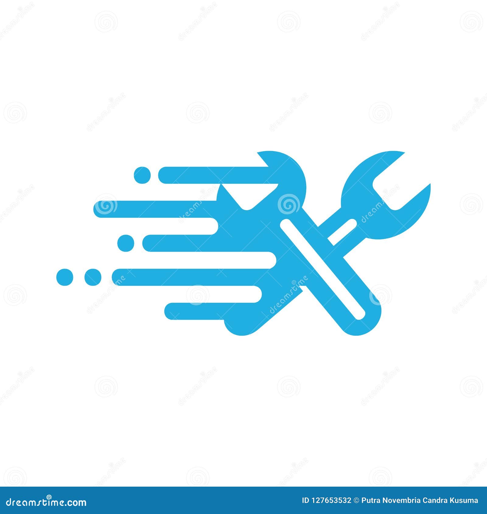 Fix Speed Logo Icon Design stock vector. Illustration of power - 127653532