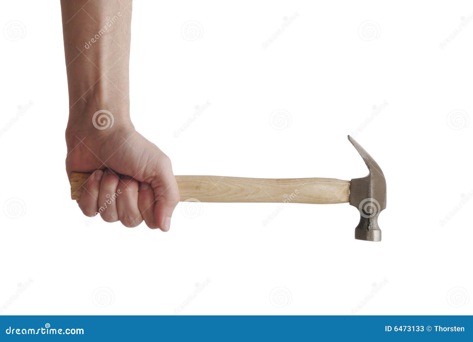Fixation De Main De Marteau Image stock - Image du isolement, métal ...