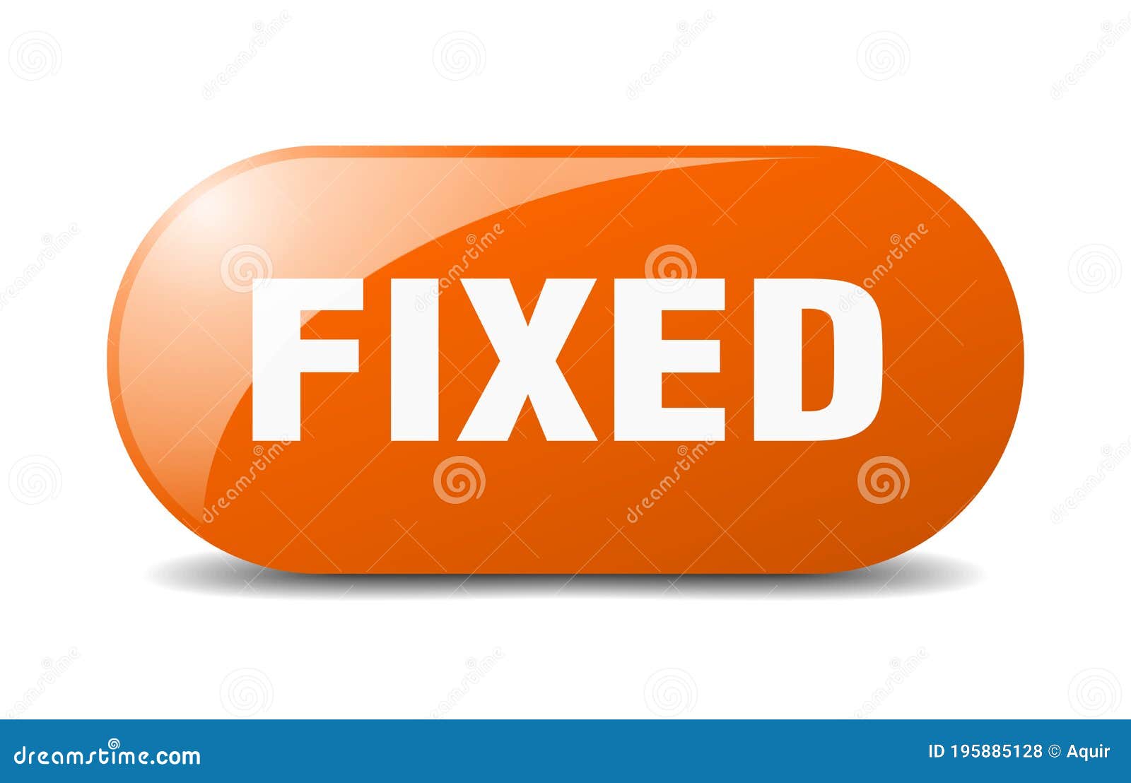 Fixed Button. Fixed Sign. Key. Push Button Stock Vector - Illustration ...