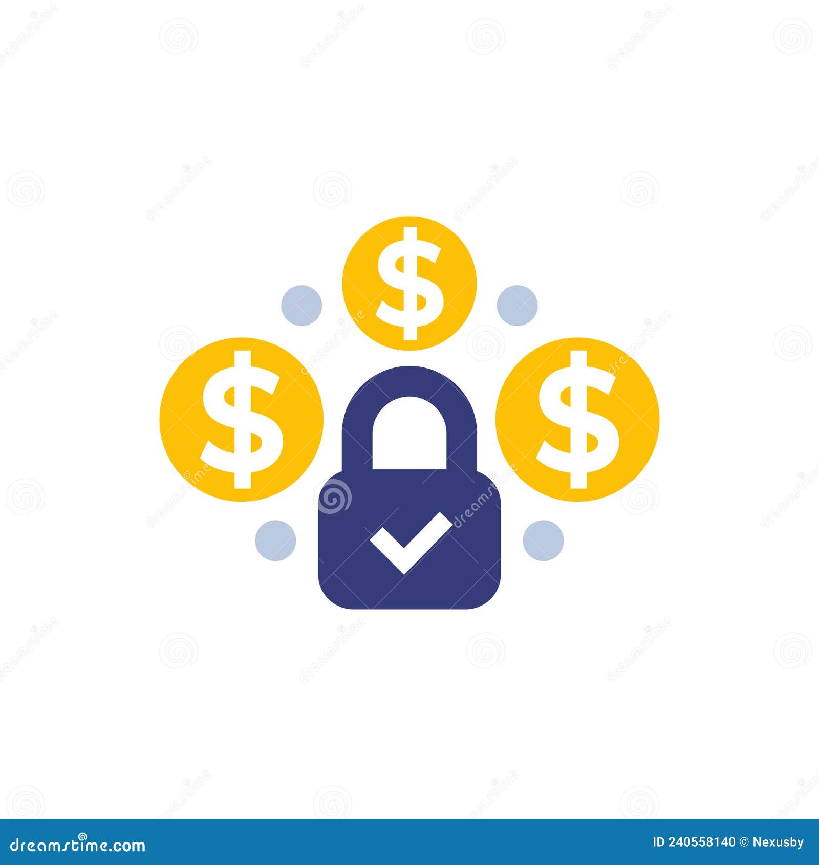 Fixed Cost, Price Icon, Vector Art Stock Vector - Illustration of ...