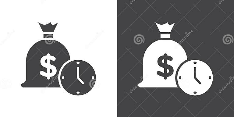 Fixed Deposit Icon Thin Line Illustration Set Stock Illustration ...