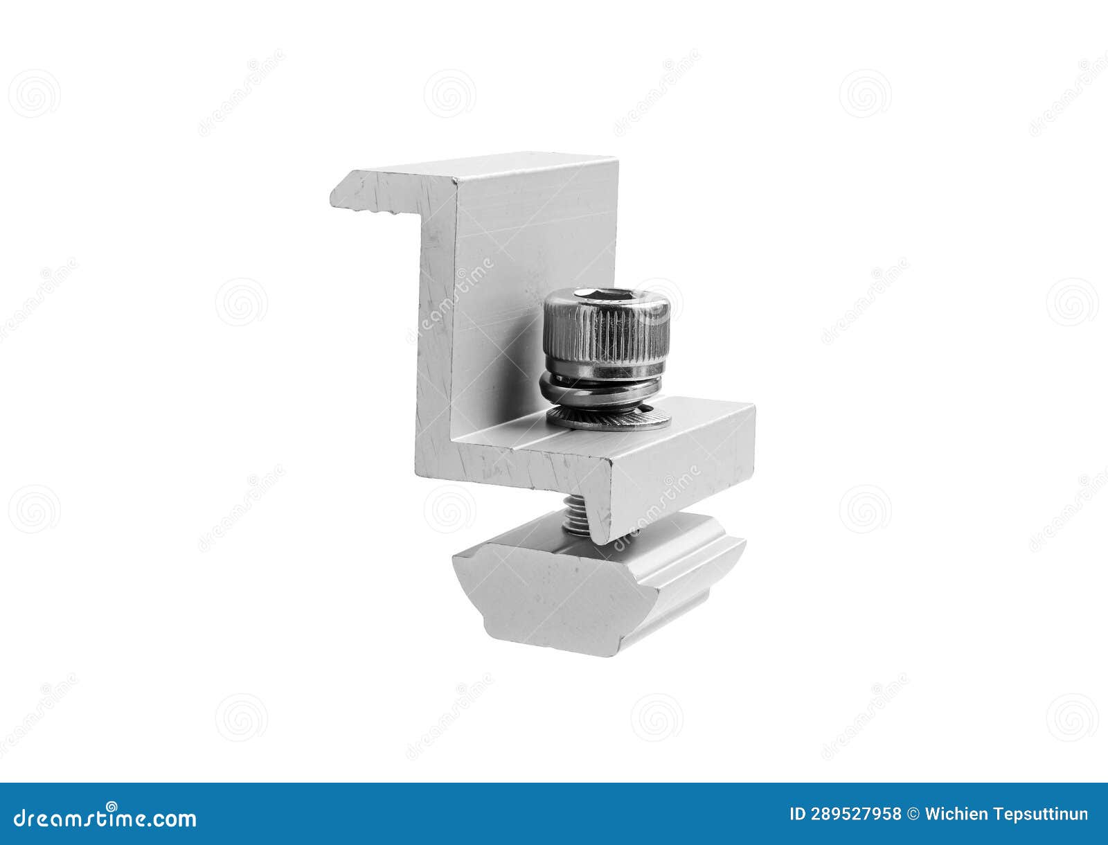 Fixed Height End Clamp for Solar PV Panel Module Installation Isolated ...