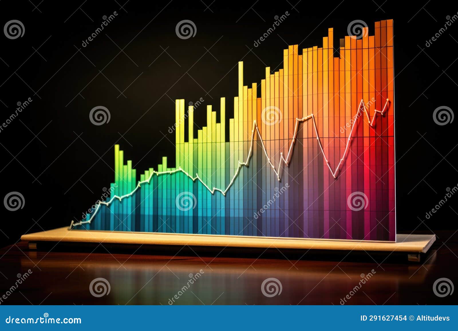 Fixed Income Chart in a Document Holder Stock Photo - Image of holder ...