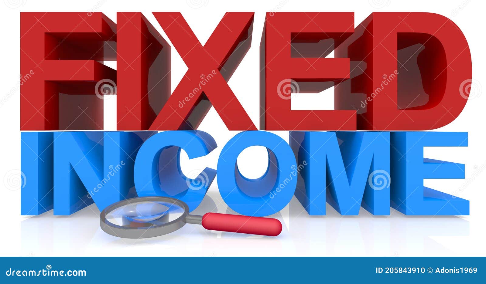 Fixed income on white stock illustration. Illustration of abstract ...