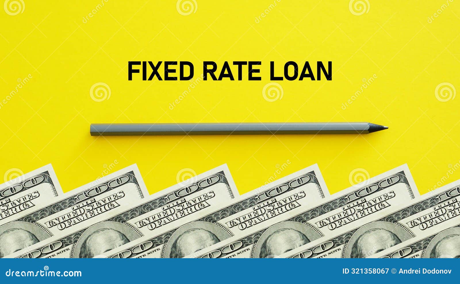 Fixed Rate Loan is Shown Using the Text Stock Image - Image of concept ...