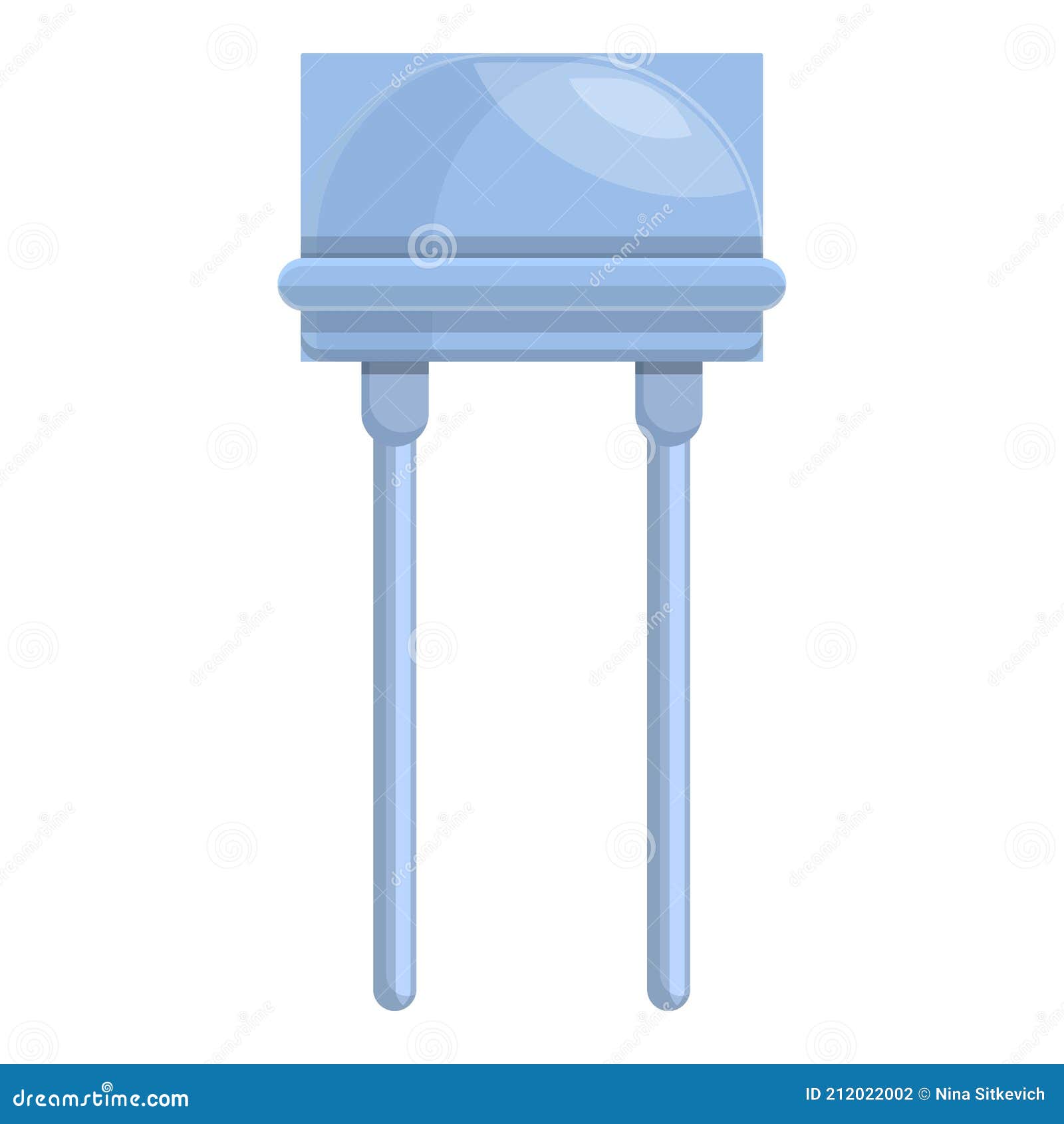 Fixed Resistor Icon, Cartoon Style Stock Vector - Illustration of media ...