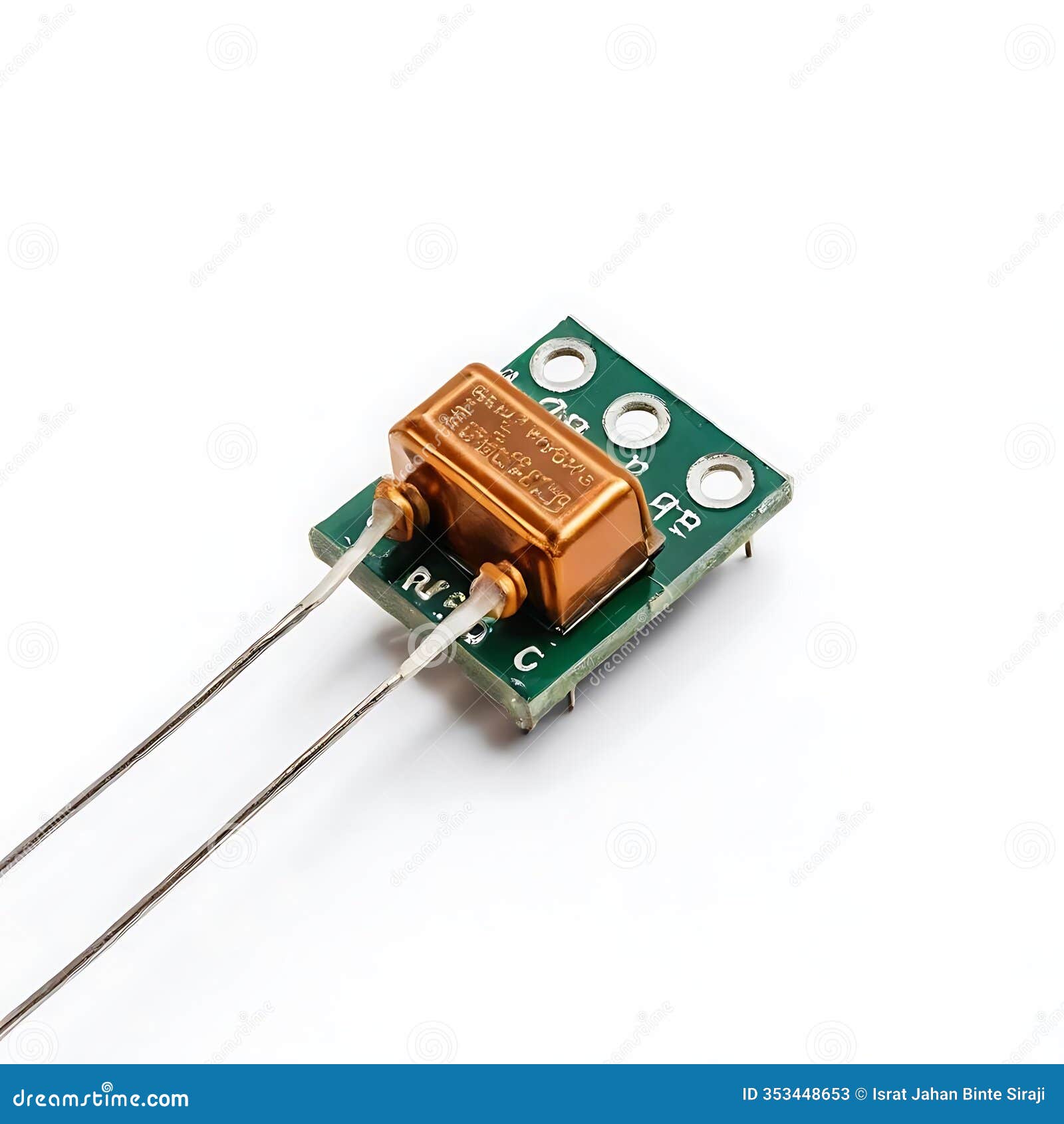Fixed Resistor Isolated on a White Background Stock Illustration ...